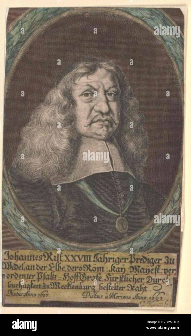 Rist, Johann von Stock Photo - Alamy