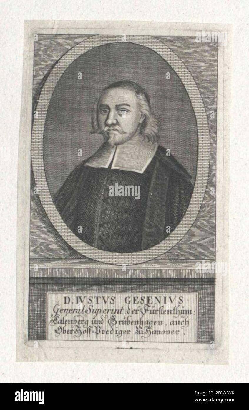 Gesenius, Justus Stock Photo - Alamy