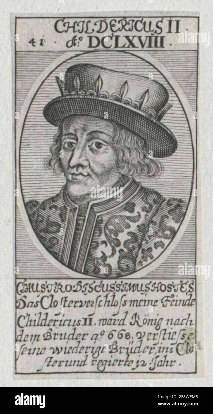 Childerich II., King of the Franks unknown artist dating: 1601/1750 ...
