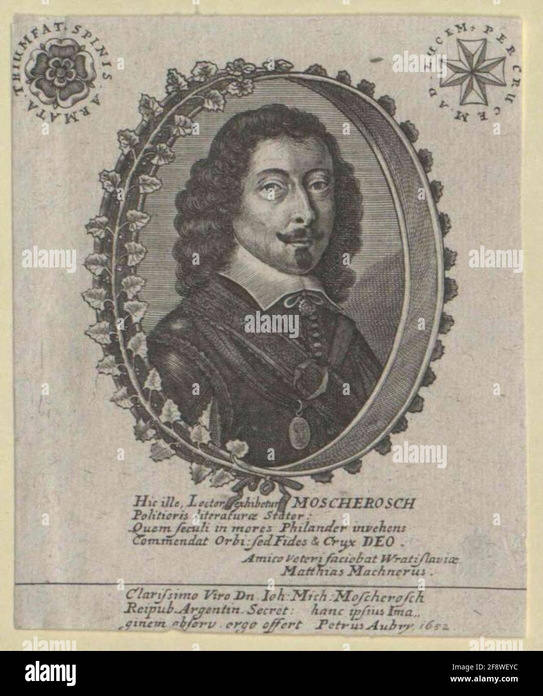 Moscherosch, Johann Michael Stecher: Aubry, Peter (2 Stock Photo - Alamy