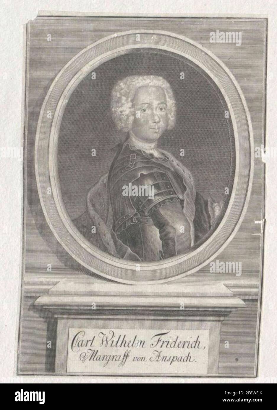 Karl Wilhelm Friedrich, Markgraf von Brandenburg-Ansbach Stock Photo ...