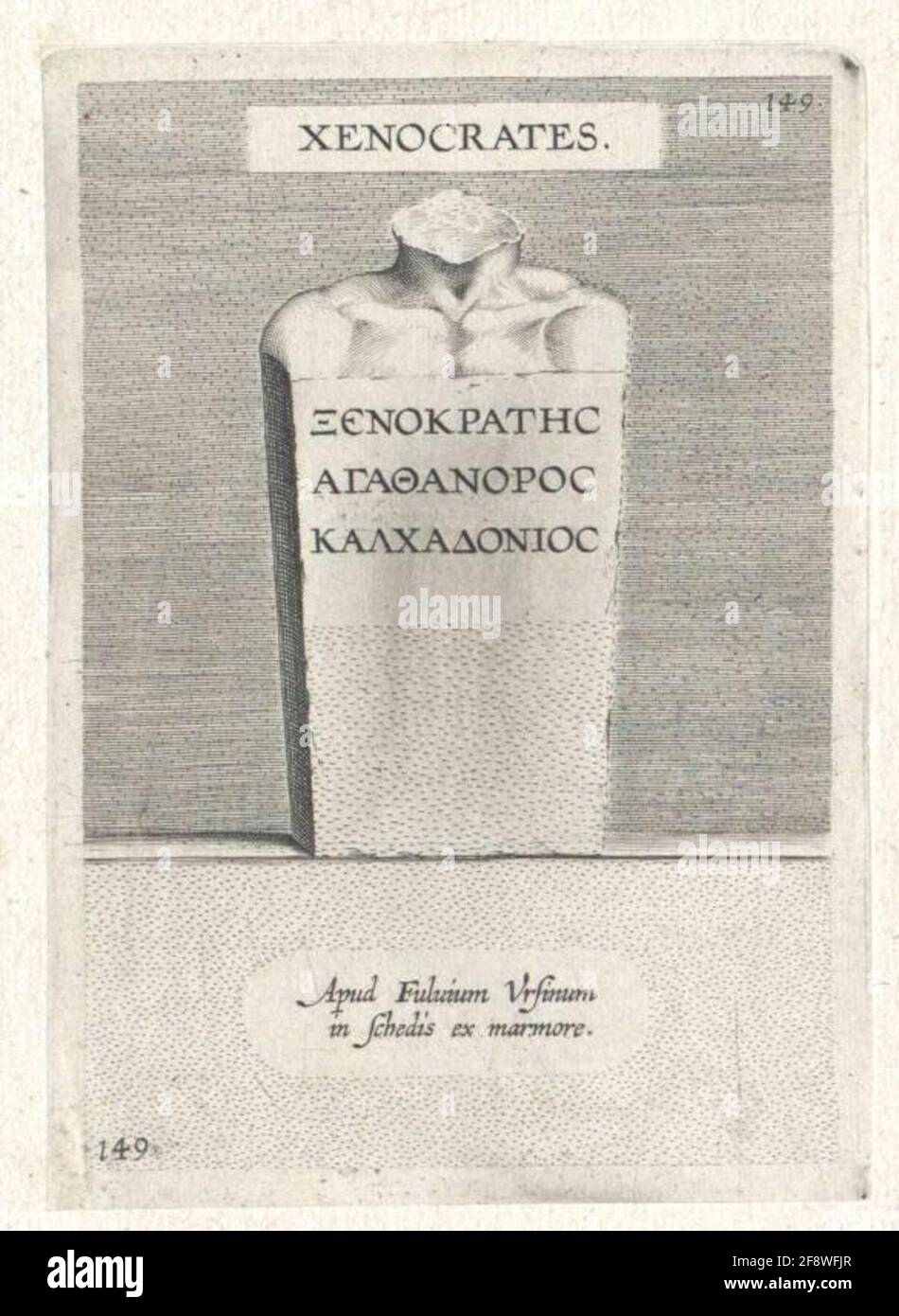 Xenocrates of Chalkedon Stock Photo - Alamy