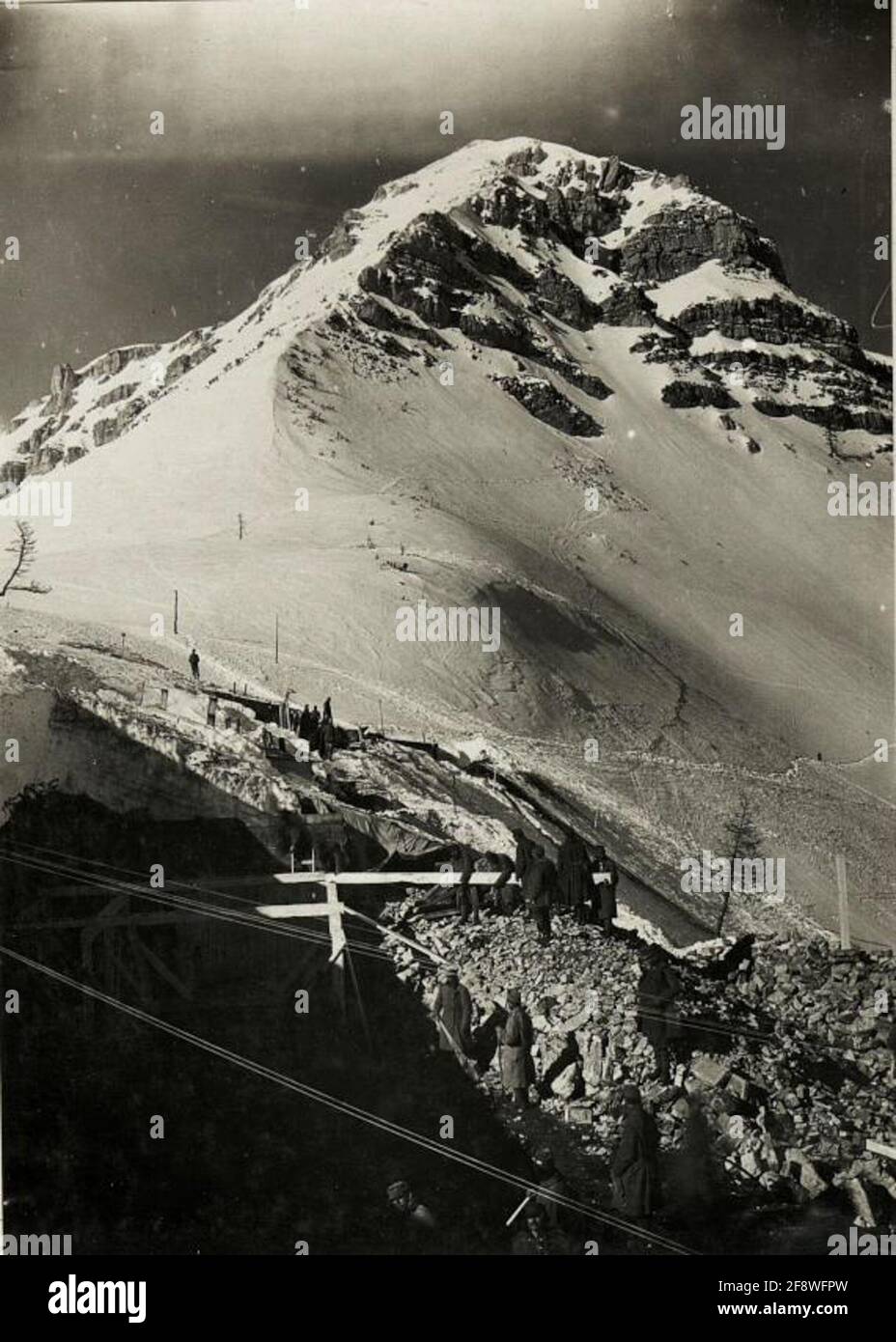 Barack building on Col Santo Stock Photo - Alamy