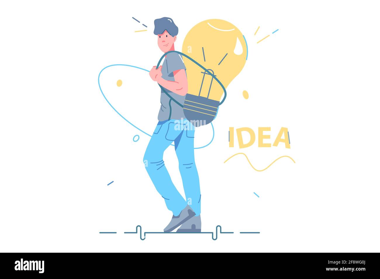 Smart idea clever solution Cut Out Stock Images & Pictures - Alamy