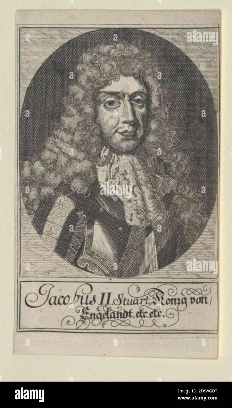 Jacob II. King of England 1660/1750 Stock Photo - Alamy