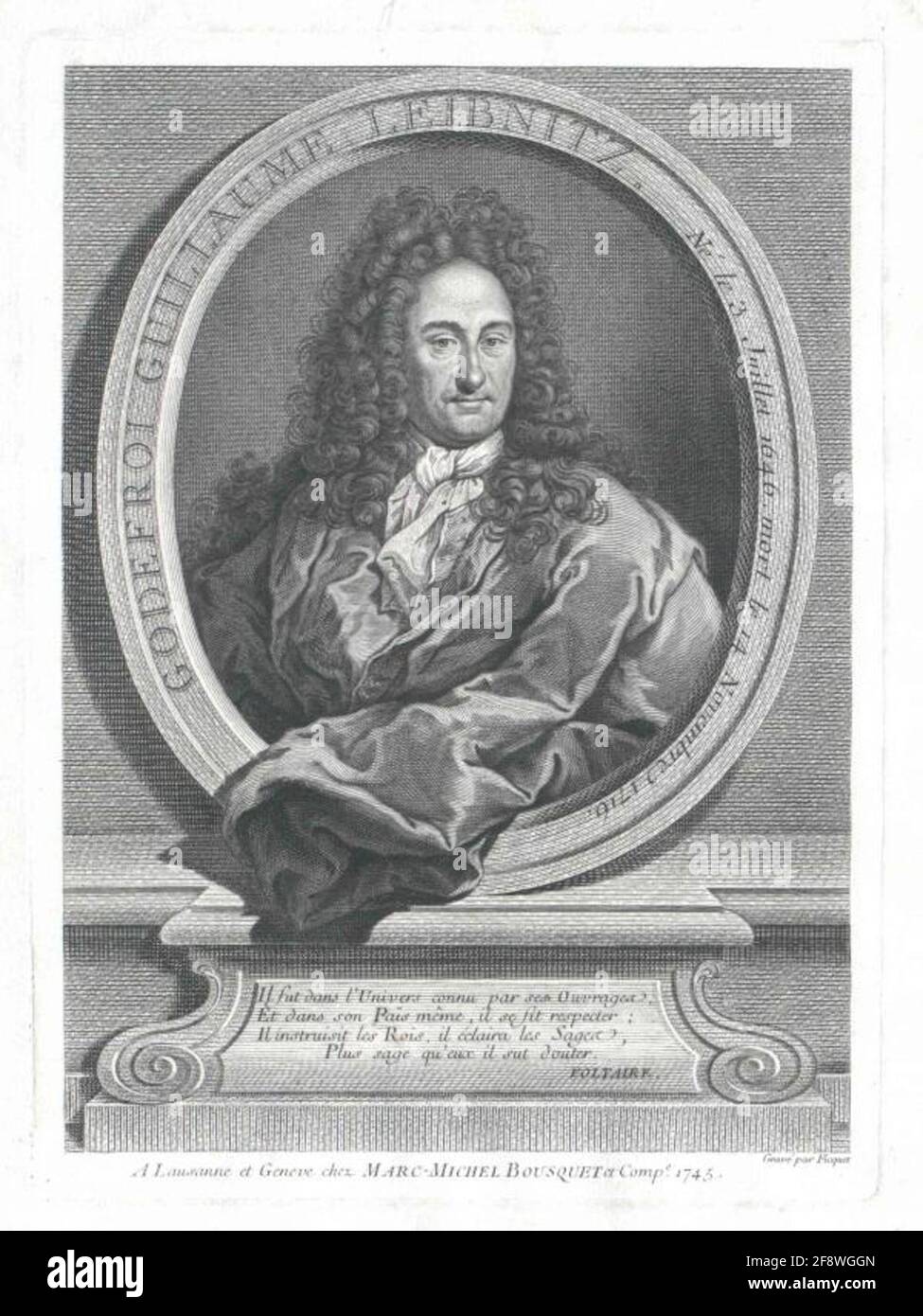 Gottfried wilhelm freiherr von leibniz hi-res stock photography and ...