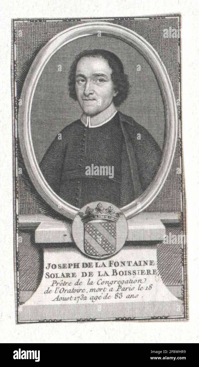The Boissière, Joseph of the Fountain of Stock Photo - Alamy