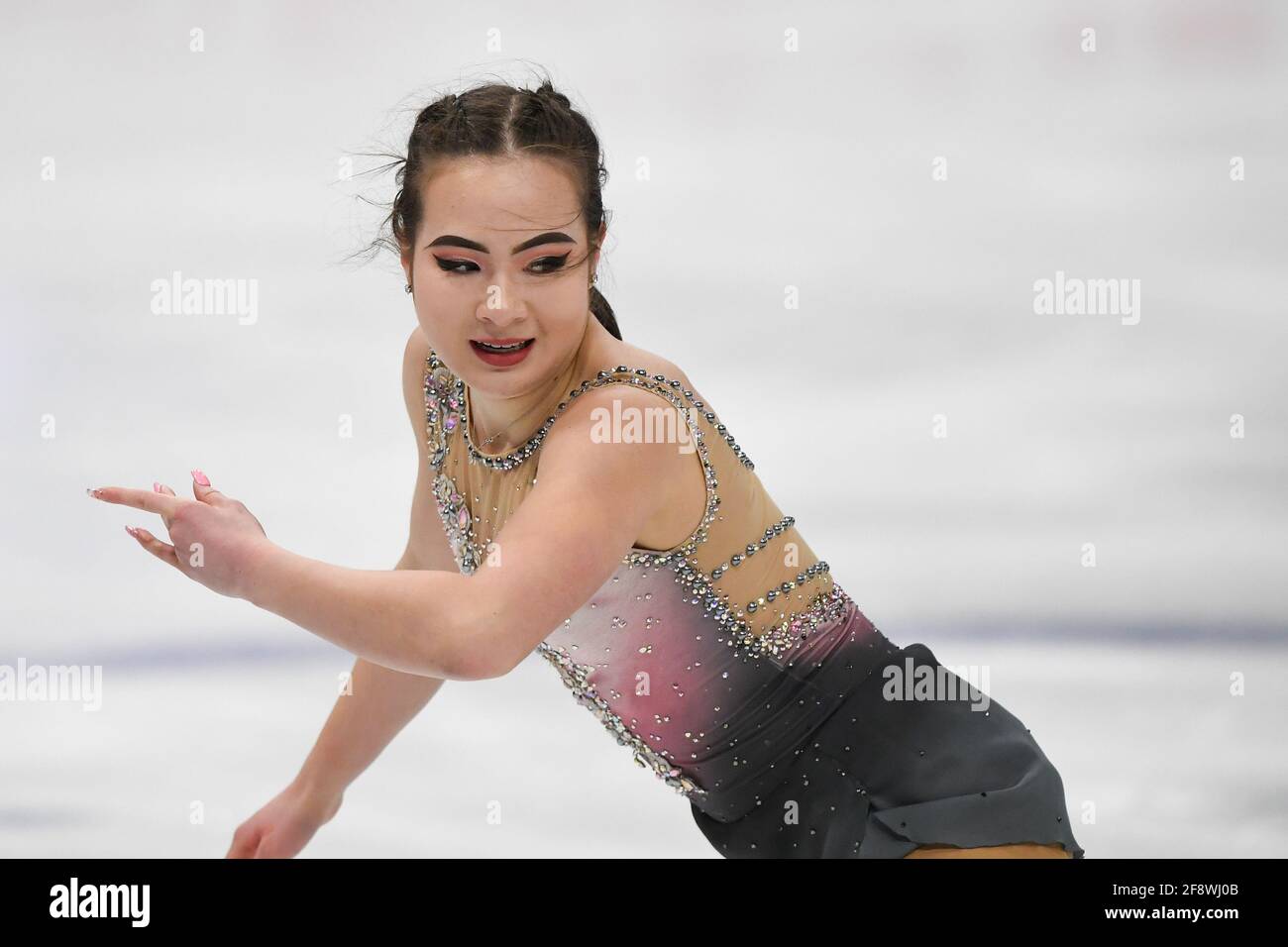 Emily BAUSBACK CAN, during Ladies Short Program at the ISU World Figure ...