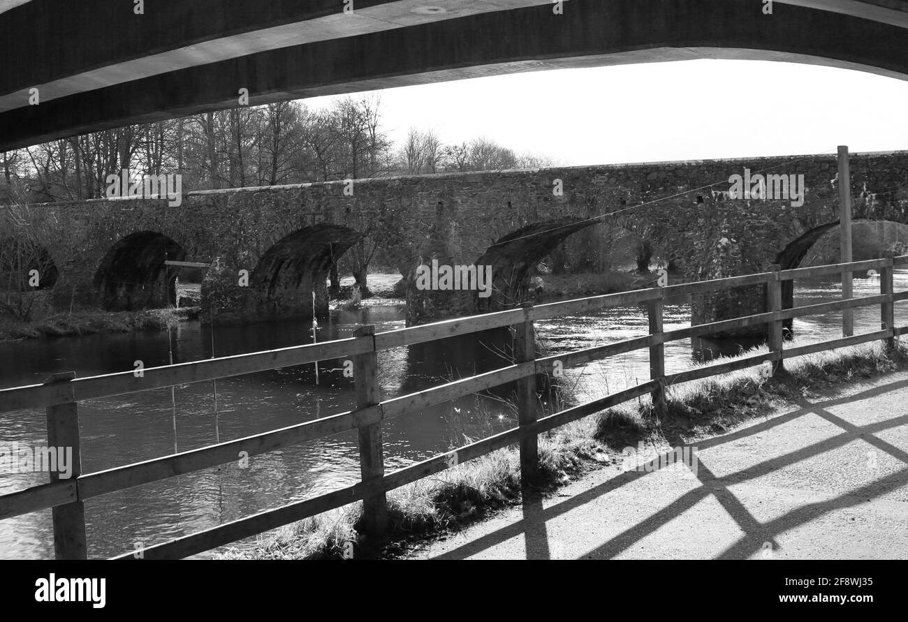 County down countryside Black and White Stock Photos & Images - Alamy