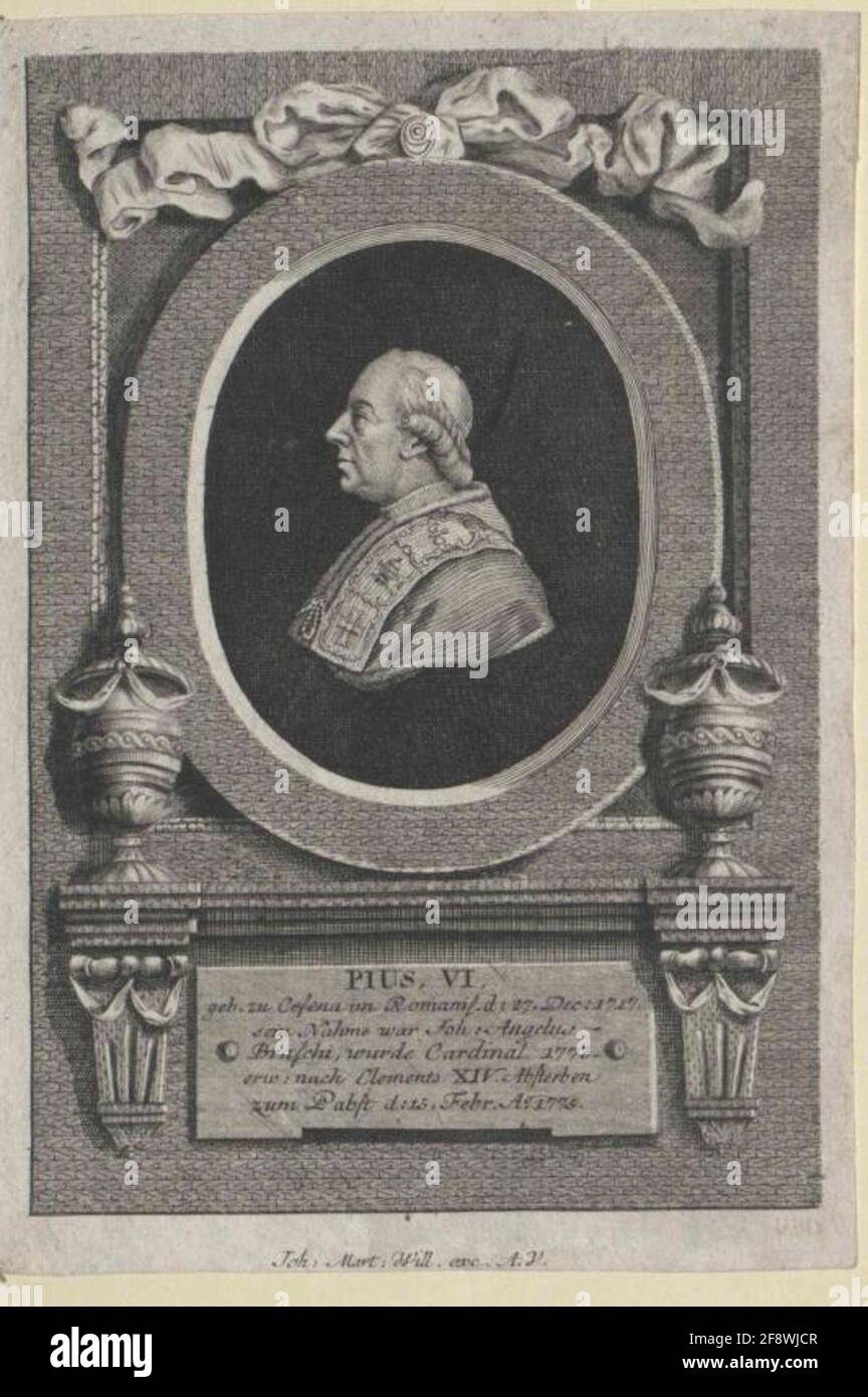 Pius VI., Pope Stock Photo - Alamy