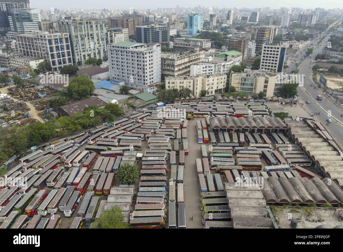 Dhaka bus terminal hi-res stock photography and images - Alamy