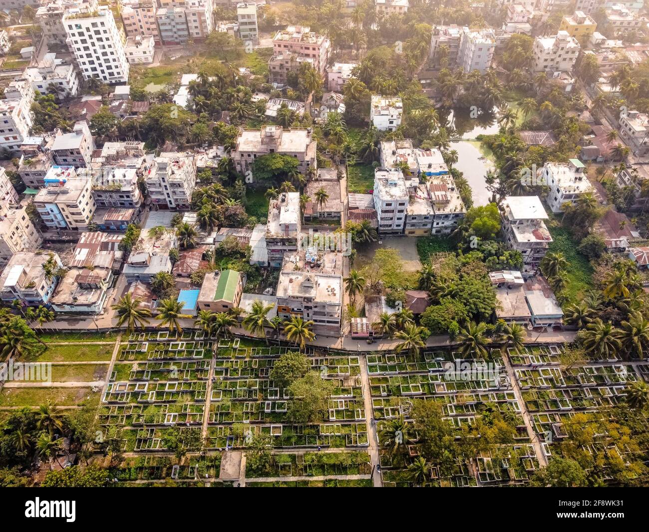Barisal Sadar Upazila, Bangladesh. 15th Apr, 2021. The Aerial shot ...