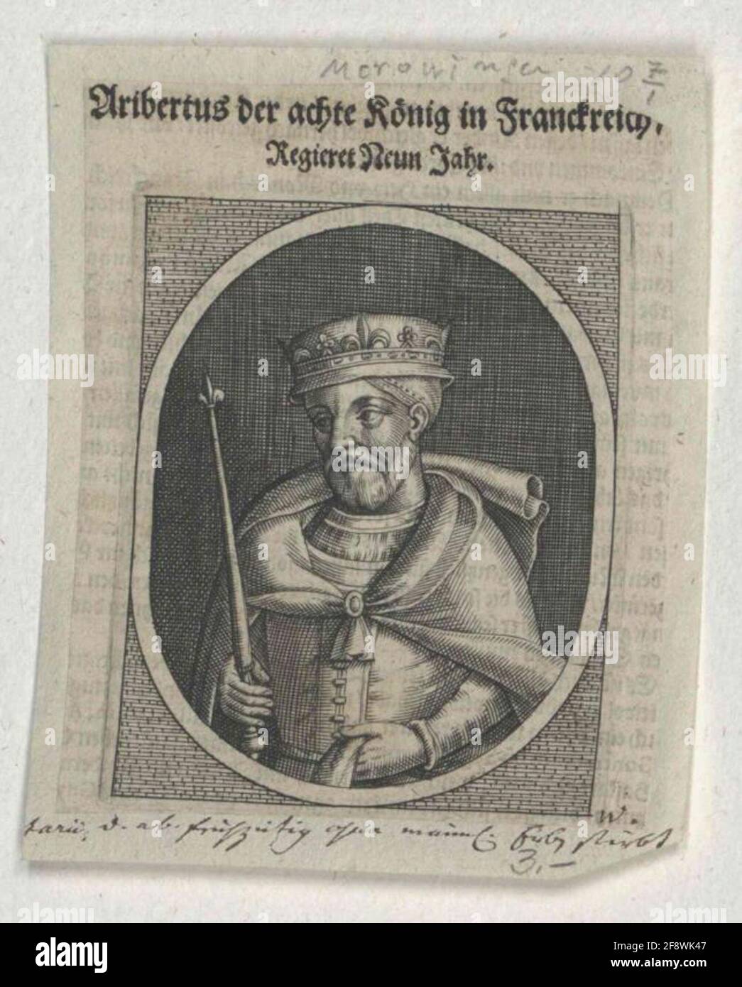 Charibert I, King of Franconia Stock Photo - Alamy