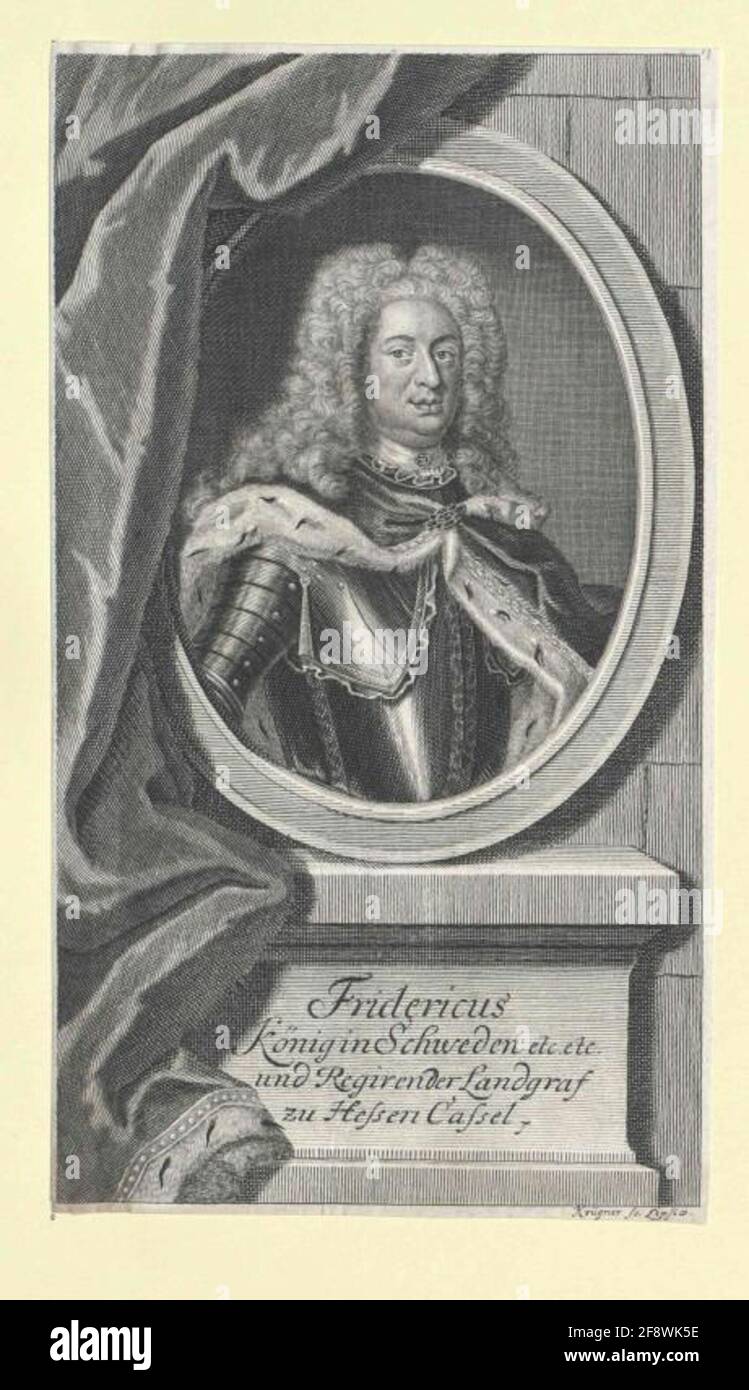 Friedrich I, Landgraf of Hessen-Kassel Stecher: Krühner, Johann ...