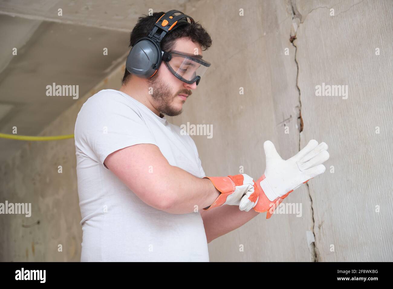 Wearing Safety Glasses At Work