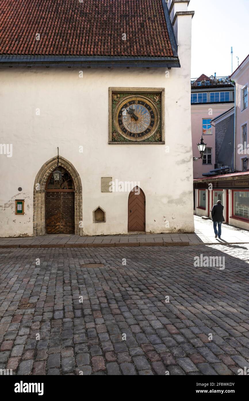 Tallinn, Estonia, 24th March 2021: beautiful medieval buildings of ...