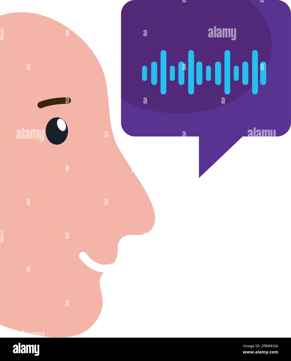 biometric verification voice Stock Vector Image & Art - Alamy