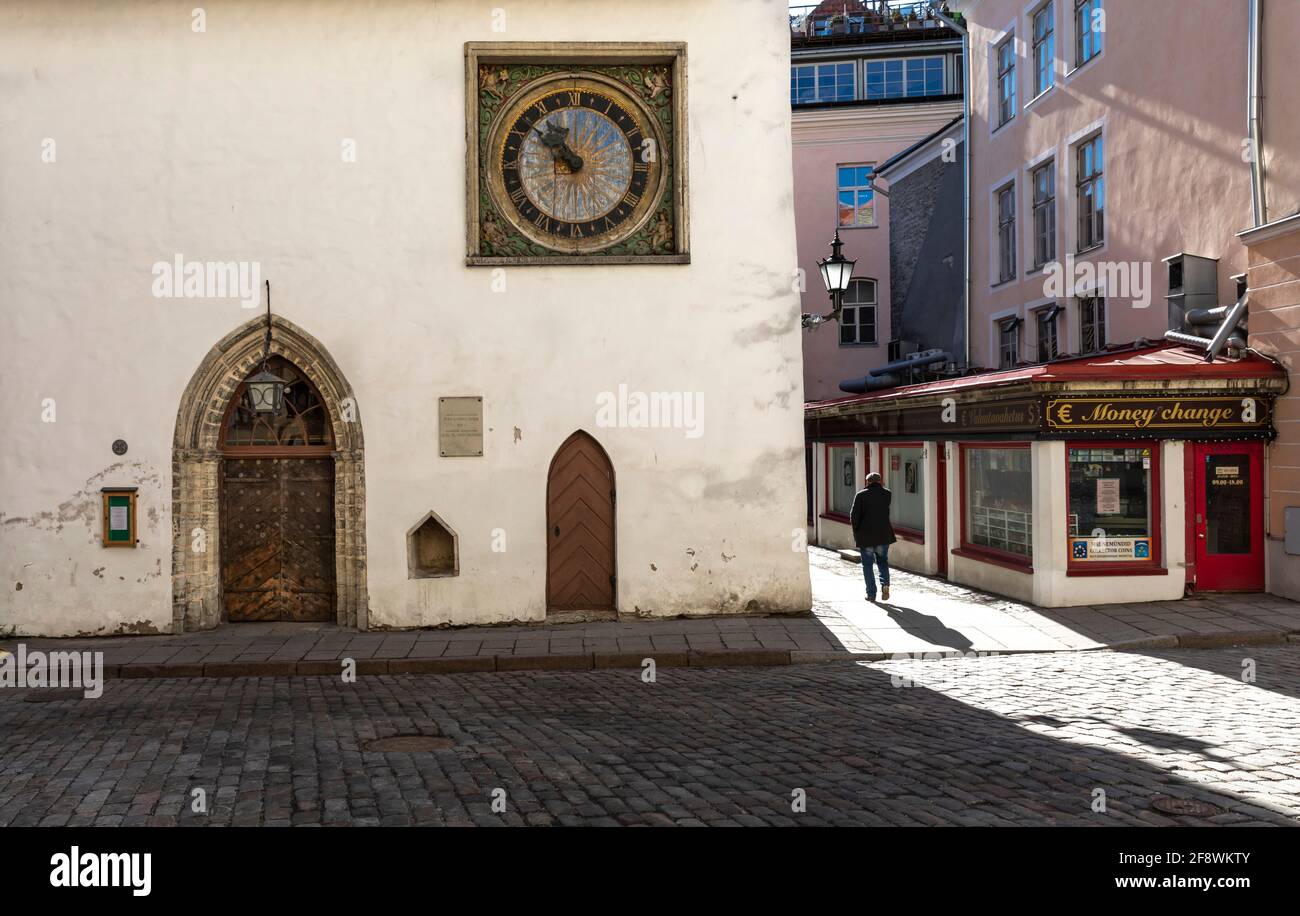 Tallinn, Estonia, 24th March 2021: beautiful medieval buildings of ...