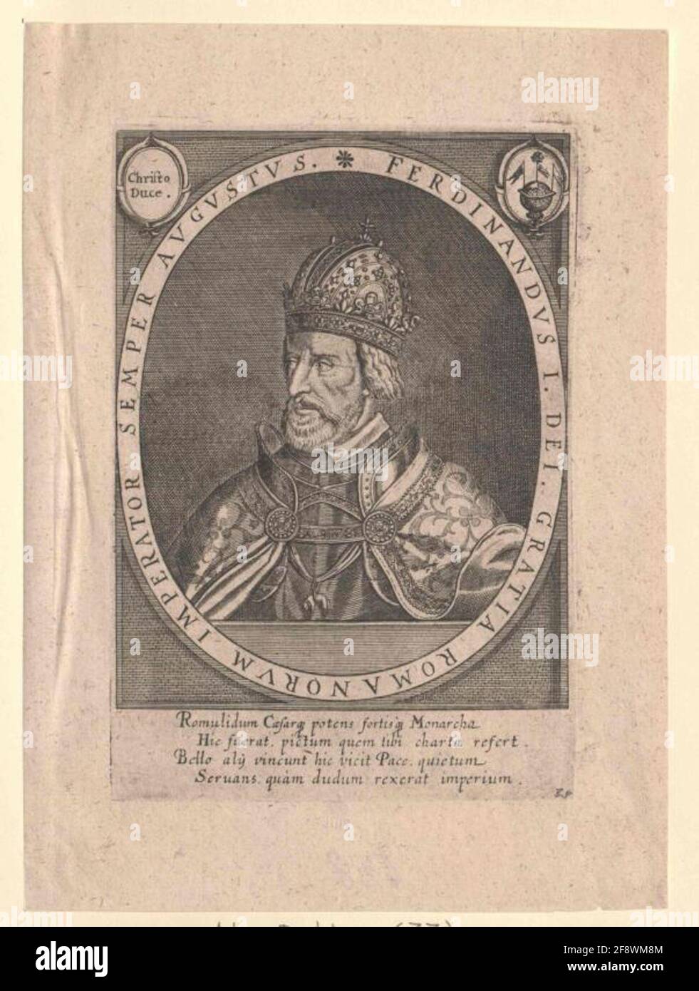 Ferdinand I., Roman-German Kaiser Stecher: Furck, Sebastian Stock Photo ...