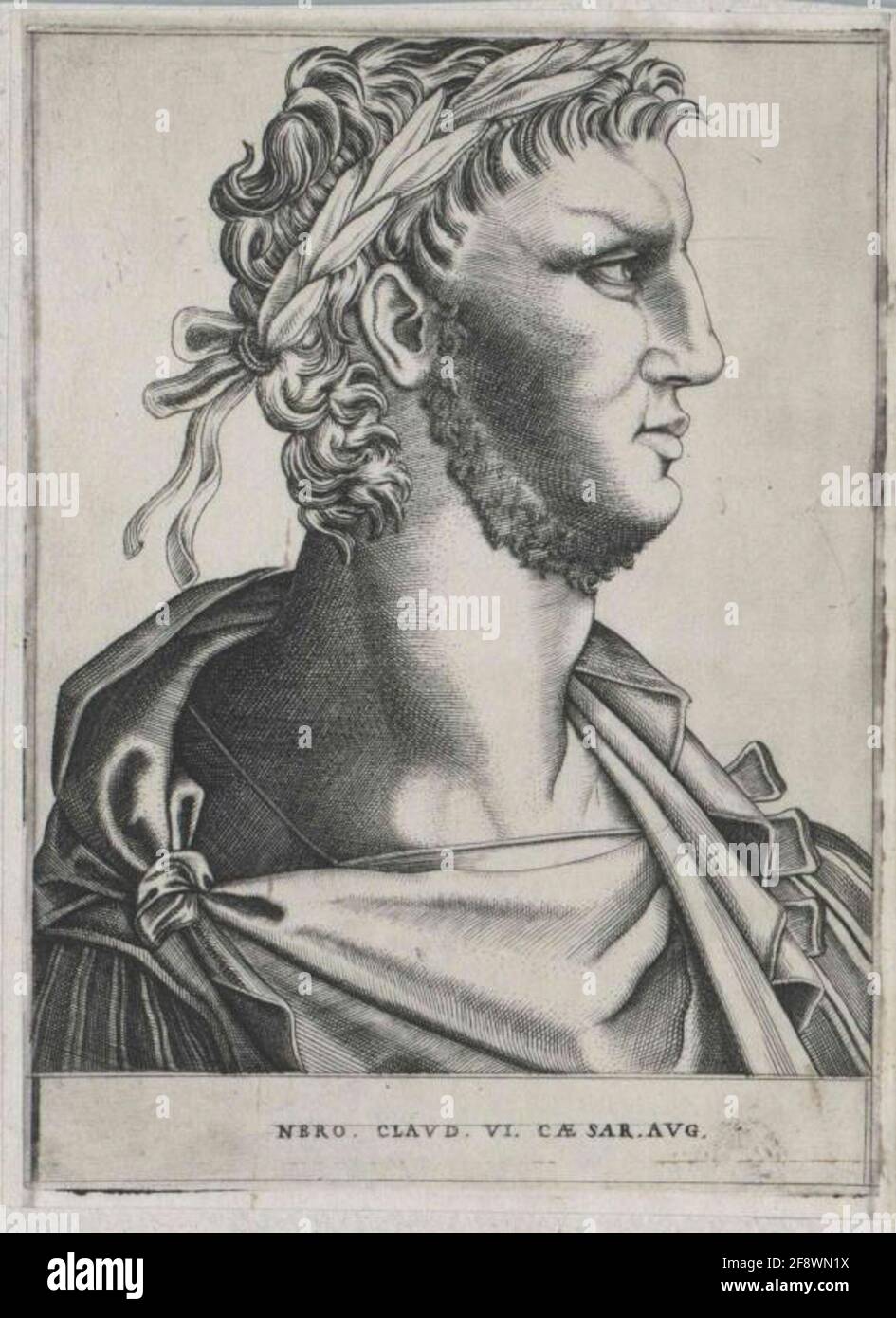 Nero, Roman emperor Stock Photo - Alamy