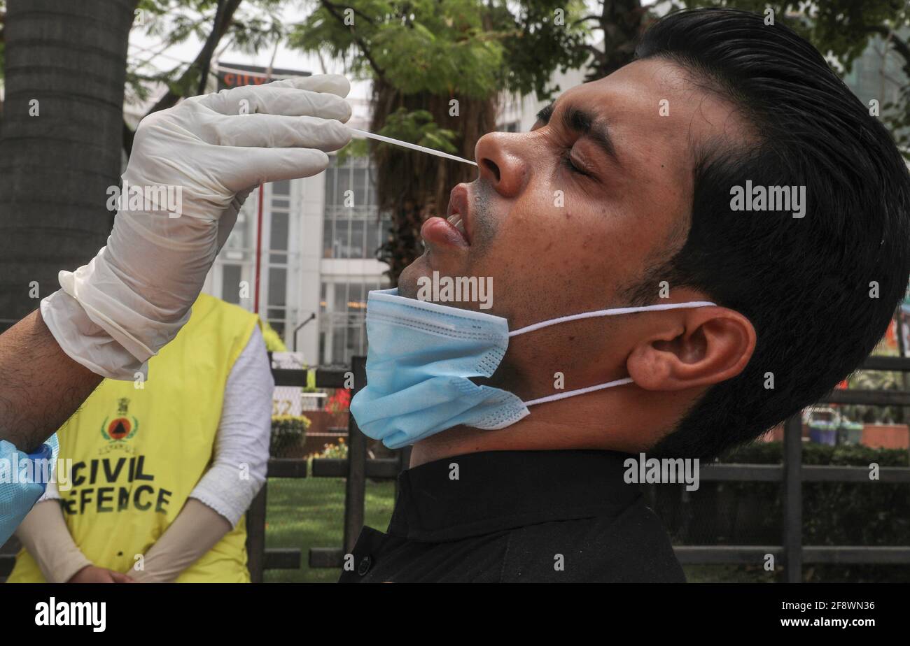 Healthcare nasal swab pcr hi-res stock photography and images - Alamy