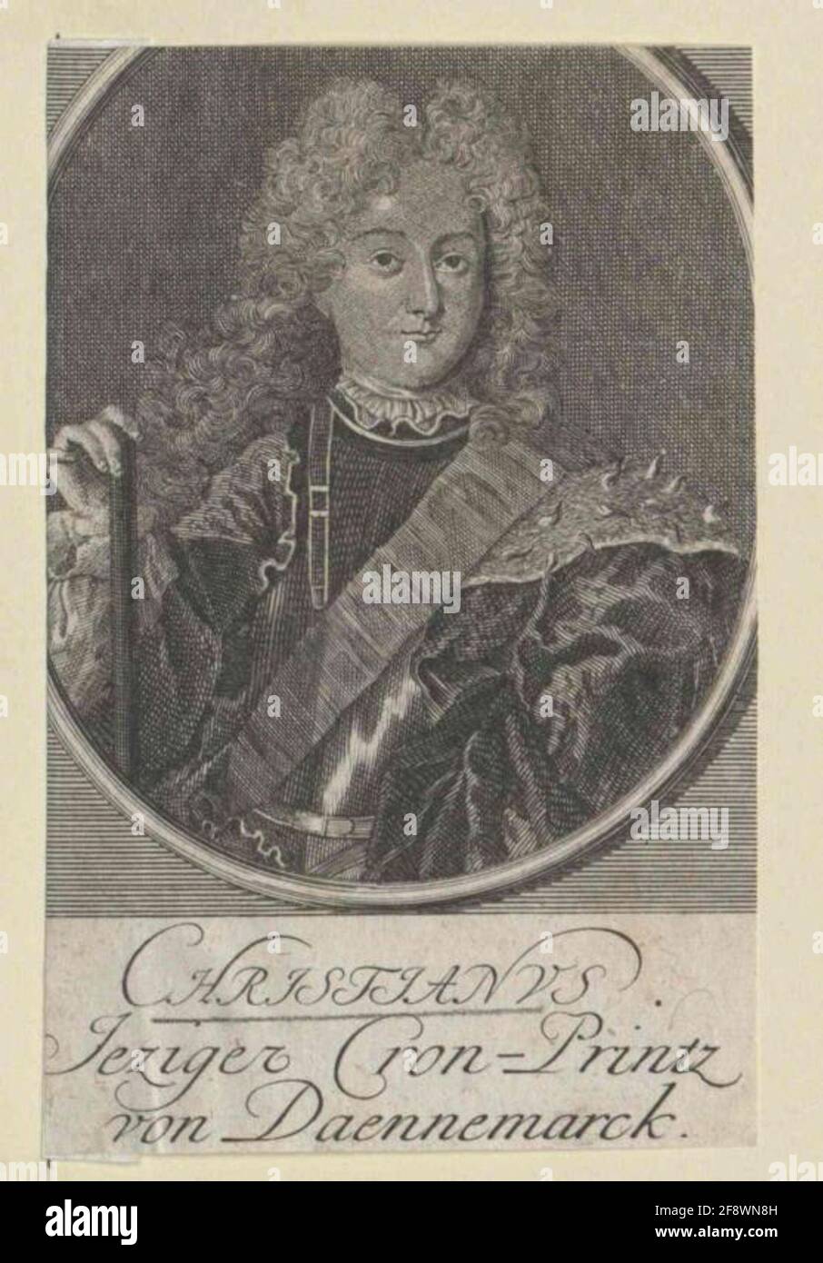 Christian VI., King of Denmark Stock Photo - Alamy