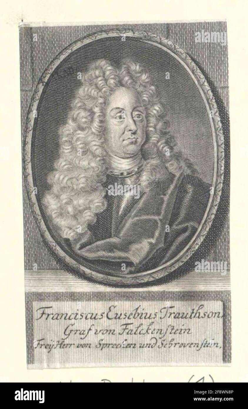 Trautson, Count of Falkenstein, Franz Eusebius Stock Photo - Alamy