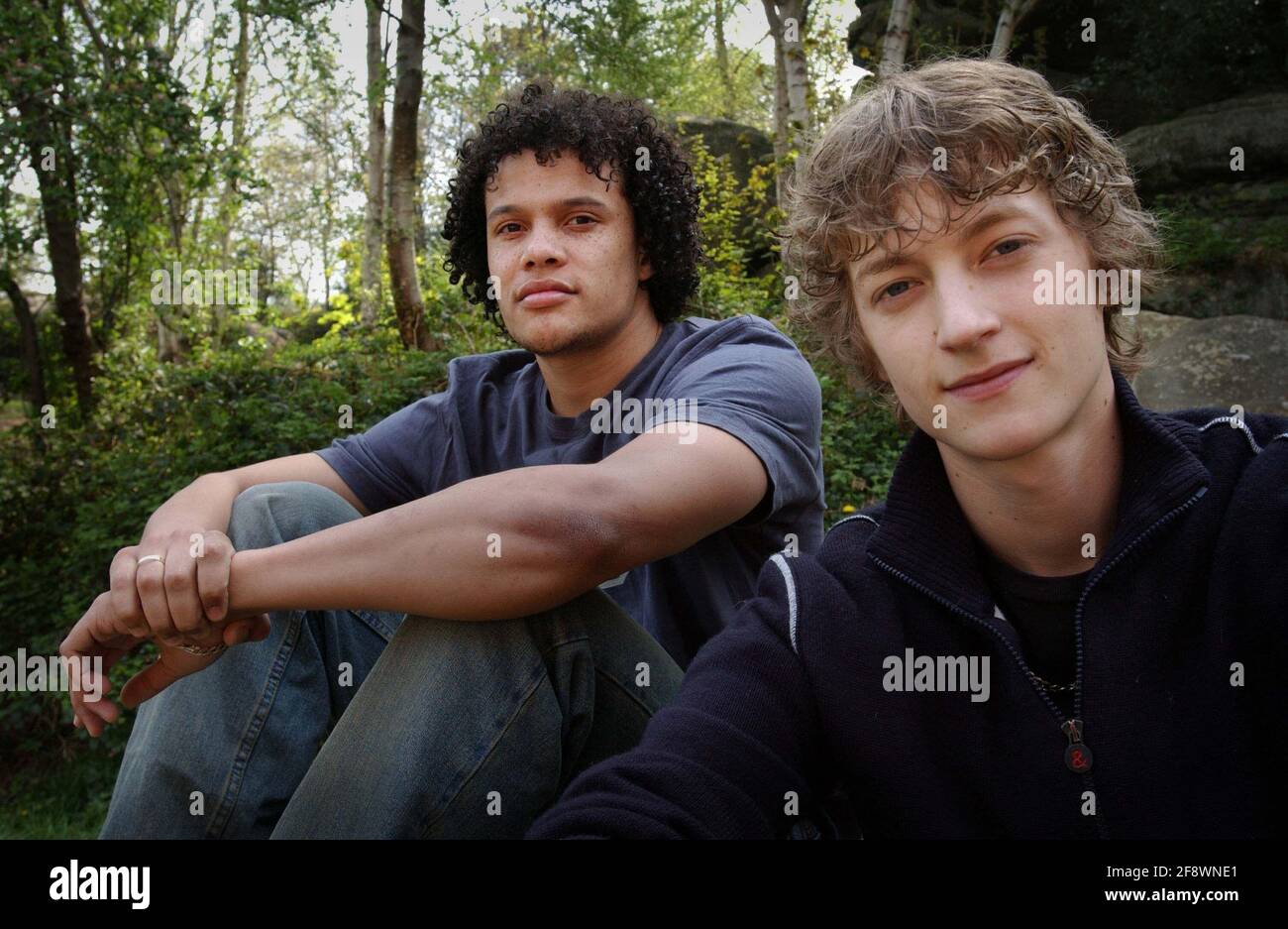 TOM AND HARRY JAMESON,23/4/03 PILSTON Stock Photo - Alamy