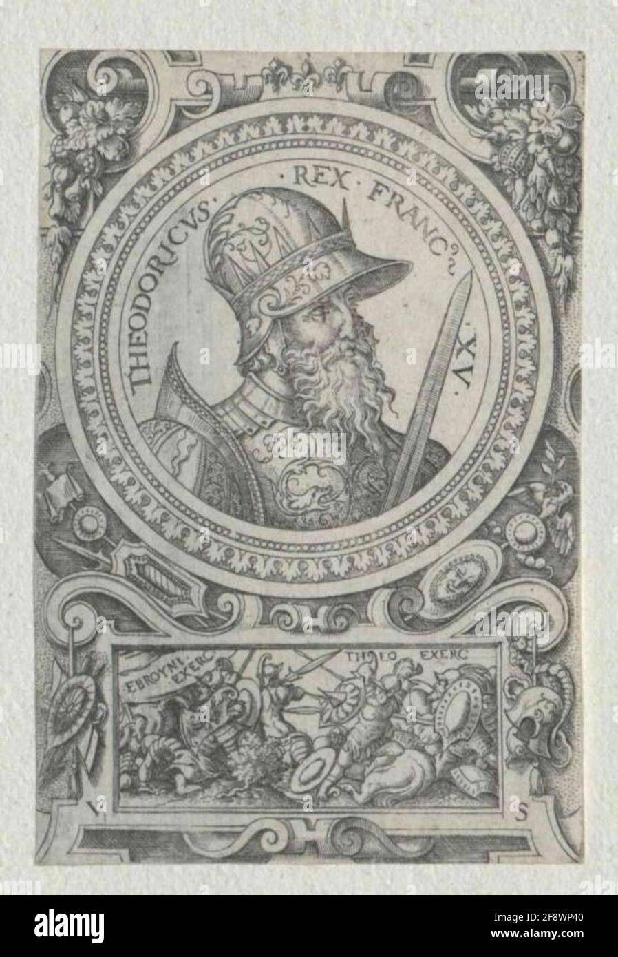 Theoderich I, King of Franconia Stock Photo - Alamy