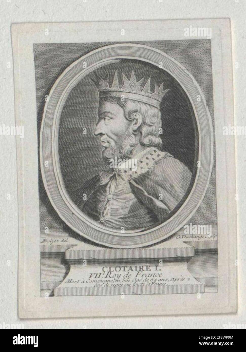 Chlothar I, King of Franconia Stock Photo - Alamy