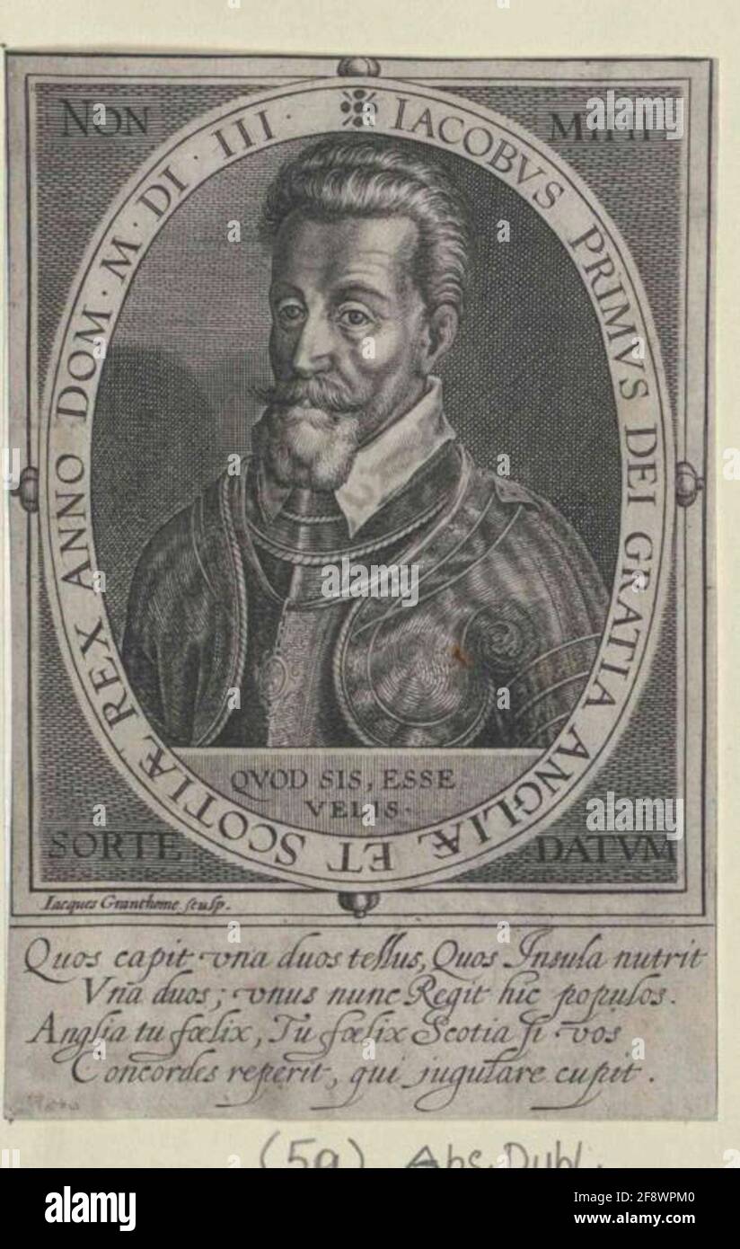 Jacob I. King of England Stock Photo - Alamy