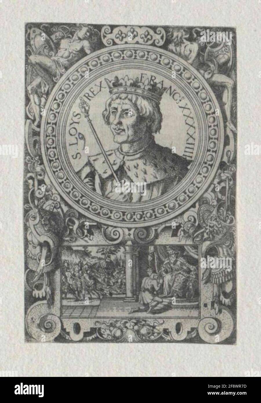 Ludwig Ix., King of France, Holy 1601/1750 Stock Photo - Alamy