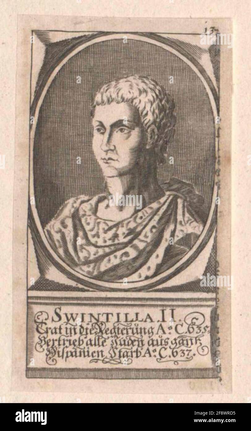 Chintila, King of the Westgoten Stock Photo - Alamy