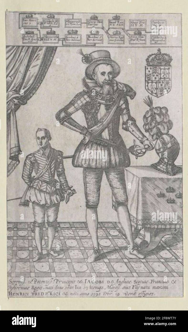 Jacob I. King of England Stock Photo - Alamy