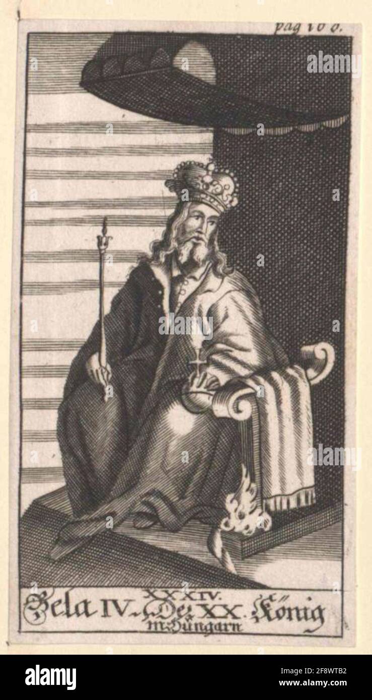Béla IV., King of Hungary Stock Photo - Alamy