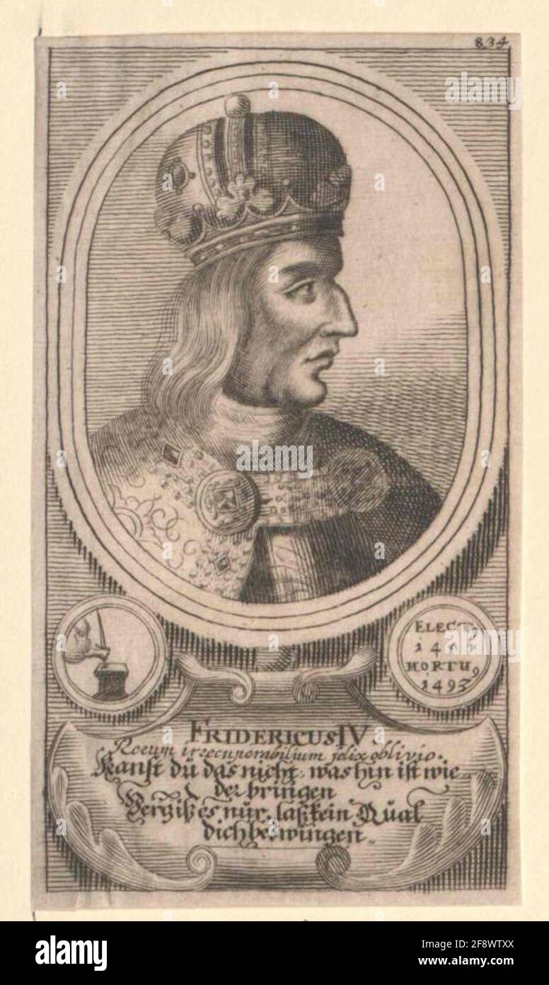 Friedrich III., Roman-German Emperor Stock Photo - Alamy