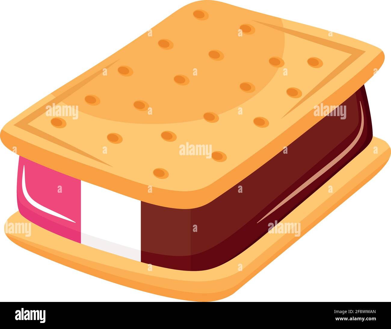 iced square cookie Stock Vector Image & Art - Alamy