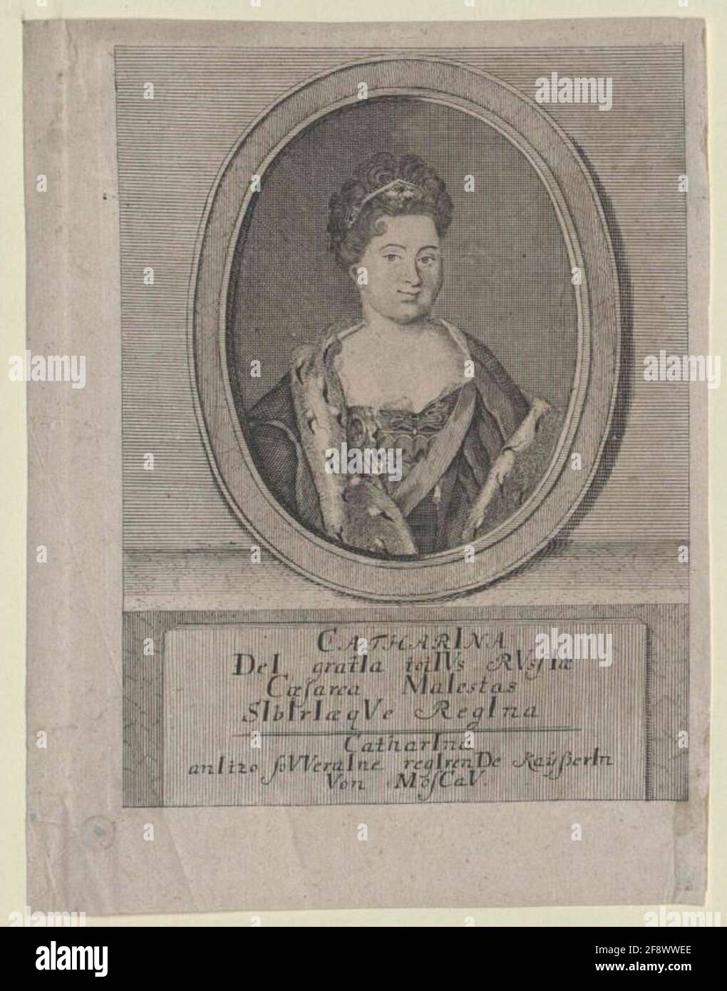 Katharina I, Empress of Russia Stock Photo - Alamy