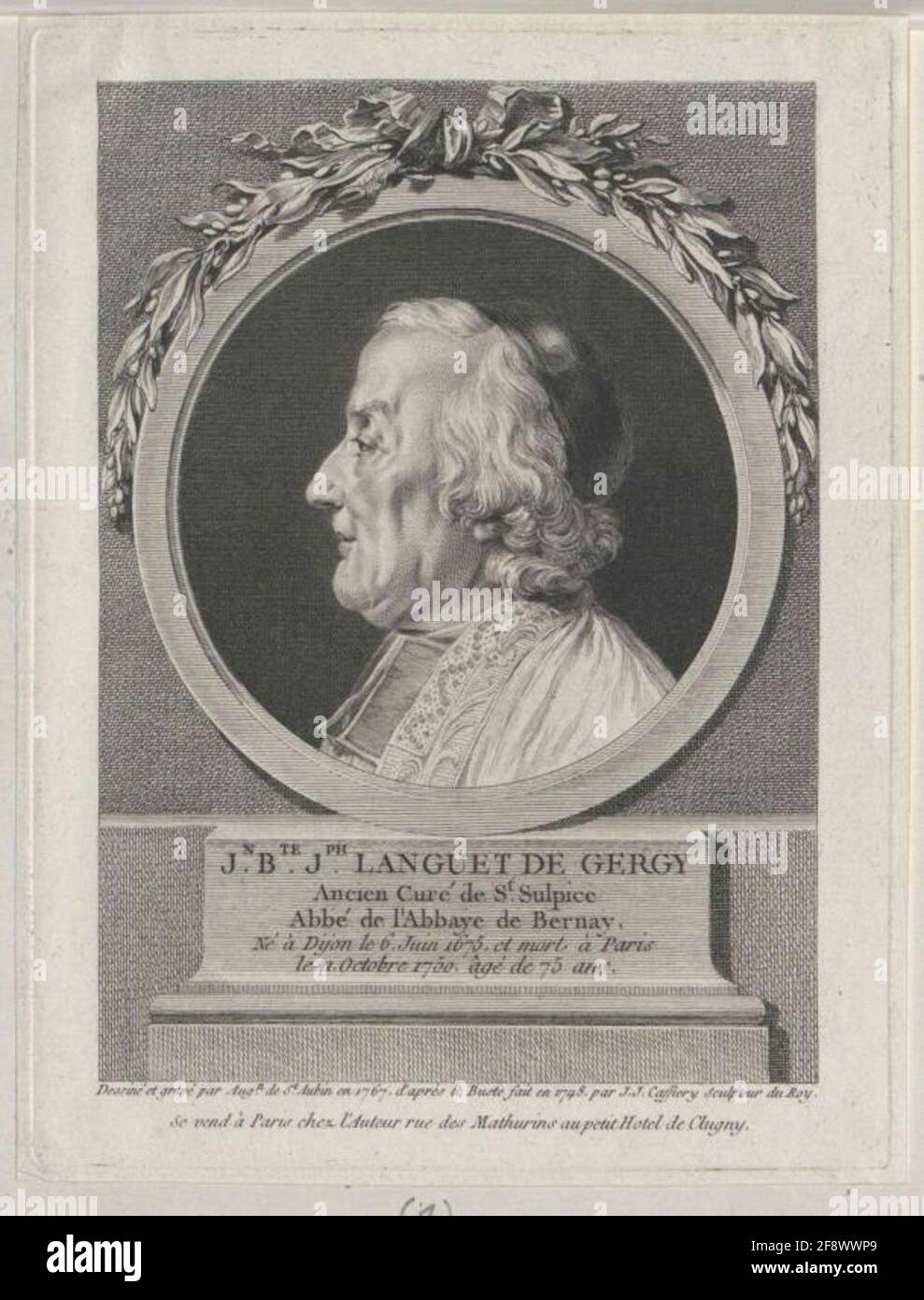 Languet de Gergy, Jean Baptiste Joseph Stock Photo - Alamy