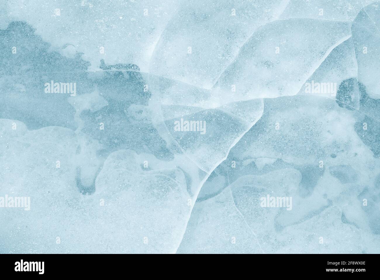Ice background texture. Frozen water in various geometric abstract ...