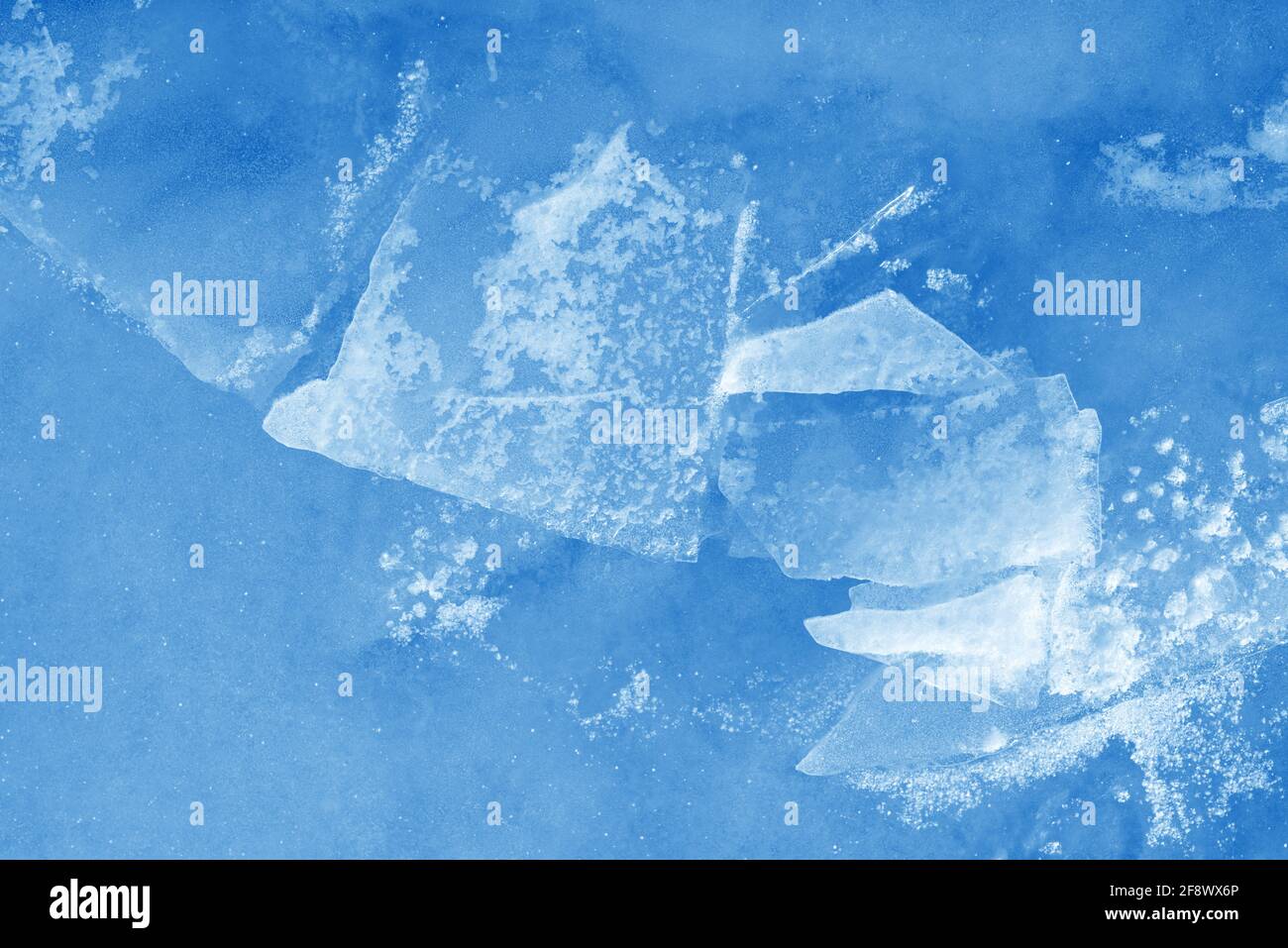 Ice background texture. Frozen water in various geometric abstract ...