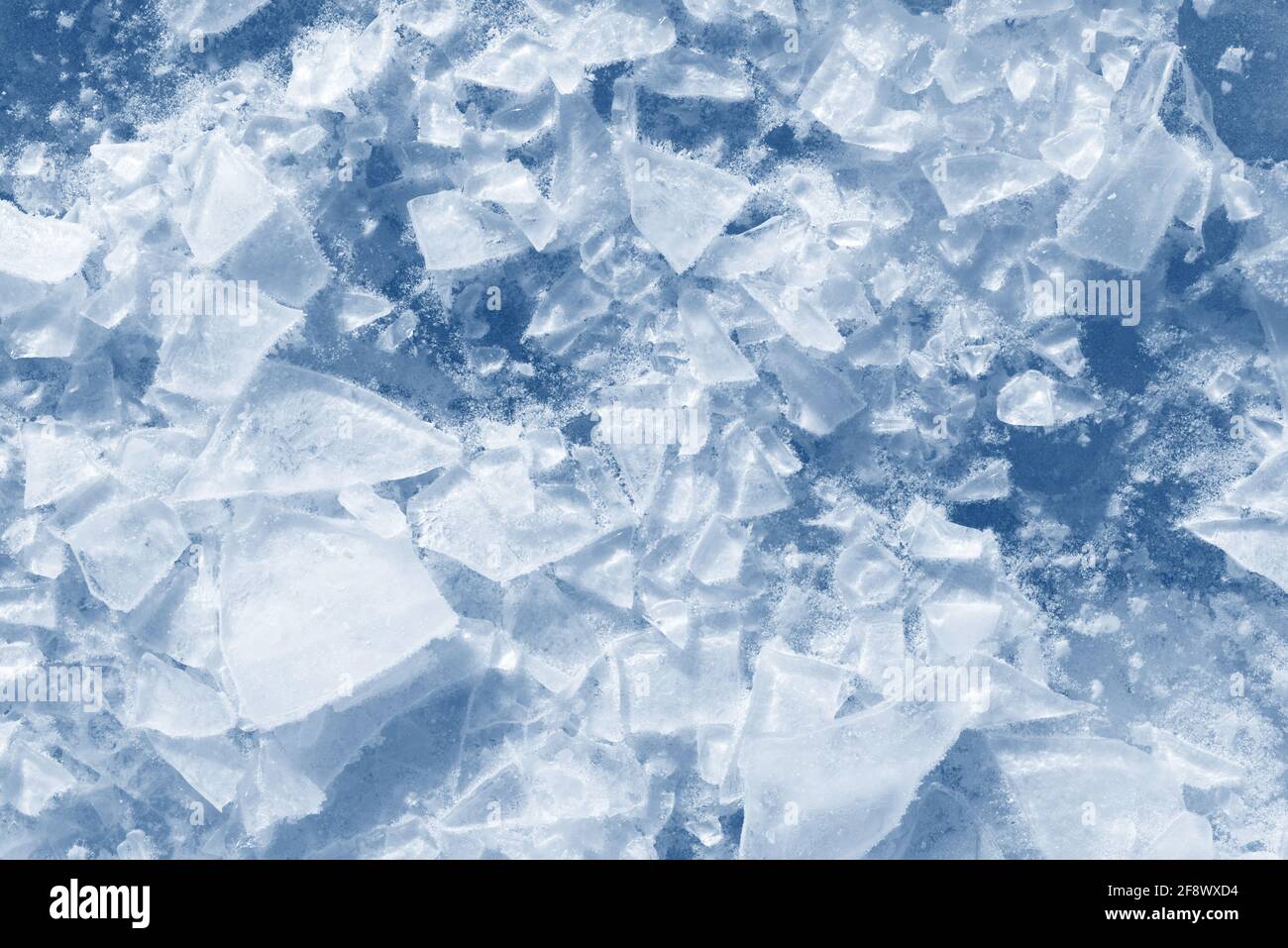 Ice background texture. Frozen water in various geometric abstract ...
