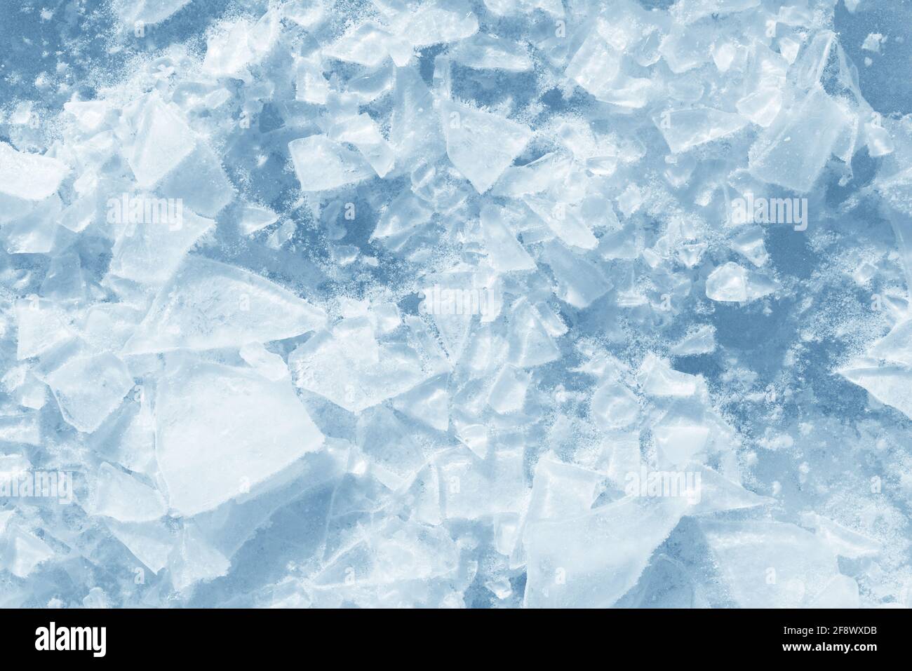 Ice background texture. Frozen water in various geometric abstract ...
