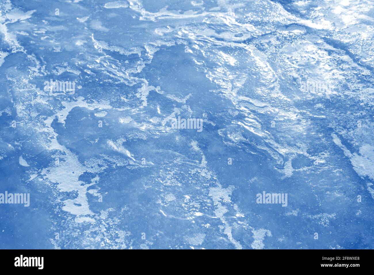 Ice background texture. Frozen water in various geometric abstract ...