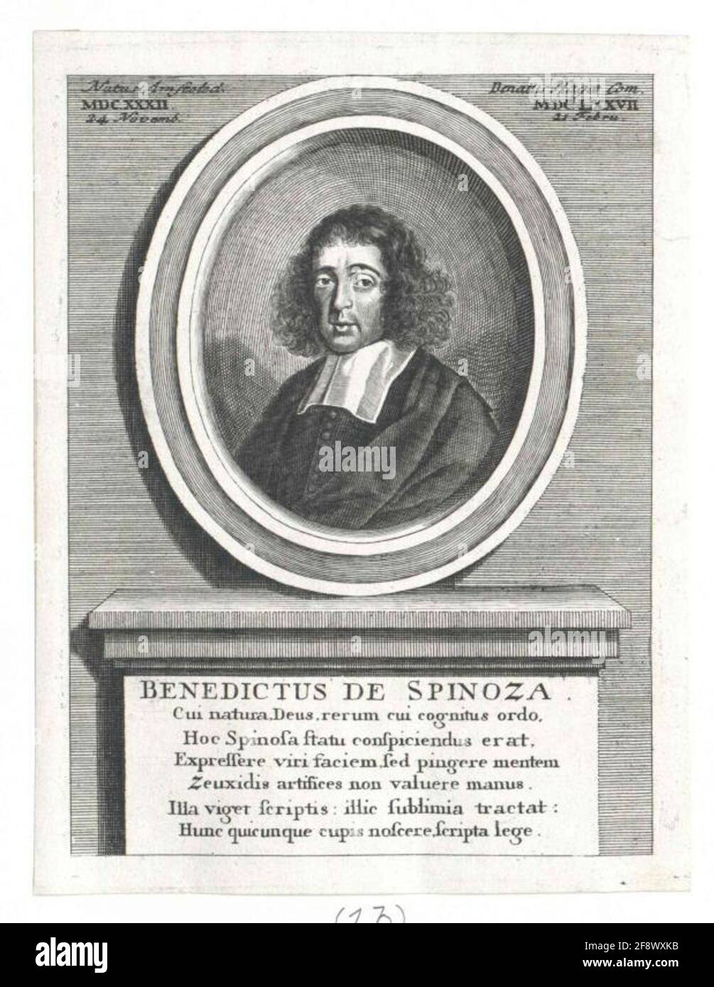 Spinoza 1677 hi-res stock photography and images - Alamy