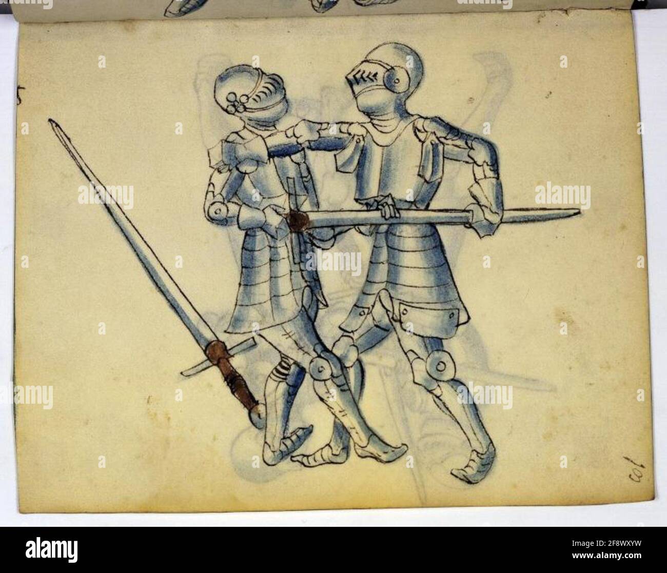 Medieval fencing manuscript hi-res stock photography and images - Alamy