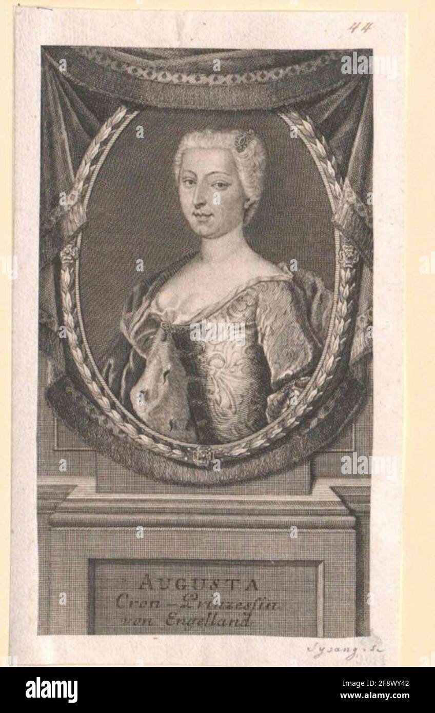 Auguste, Princess of Saxony-Gotha Stock Photo - Alamy