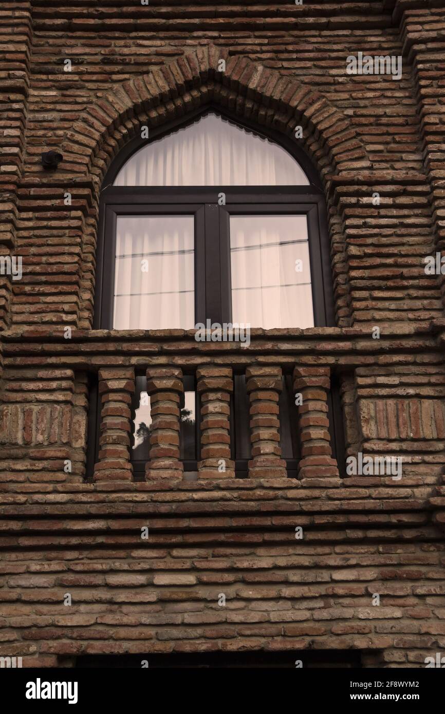 Window in an old brick house Stock Photo - Alamy