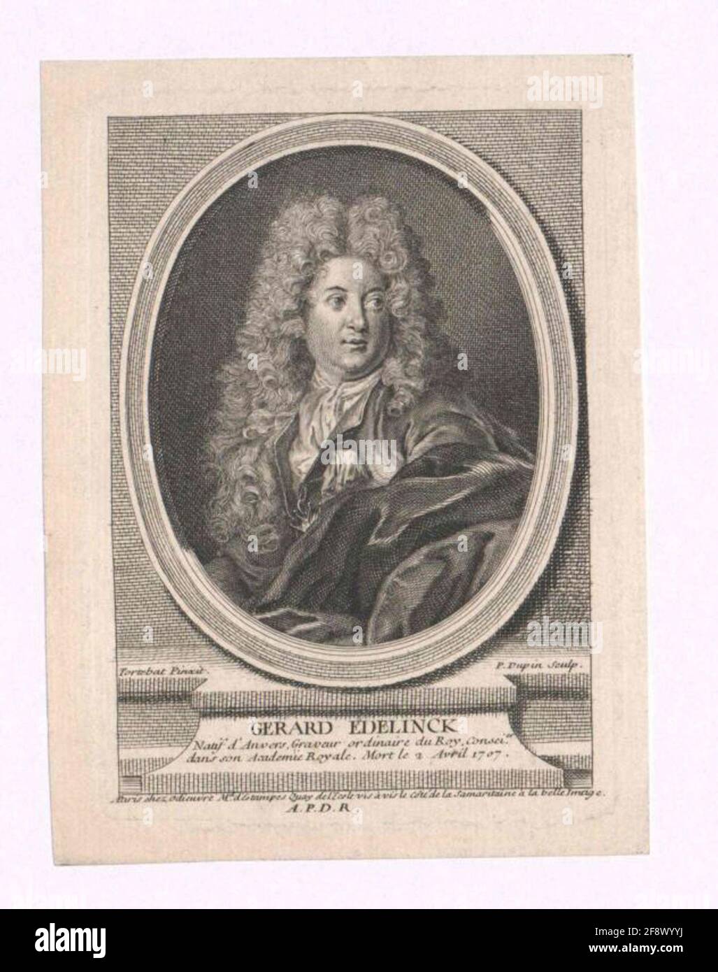 Edelinck, Gerard Starts: Dupin, Pierre (1690) POLLAMER: Michel ...