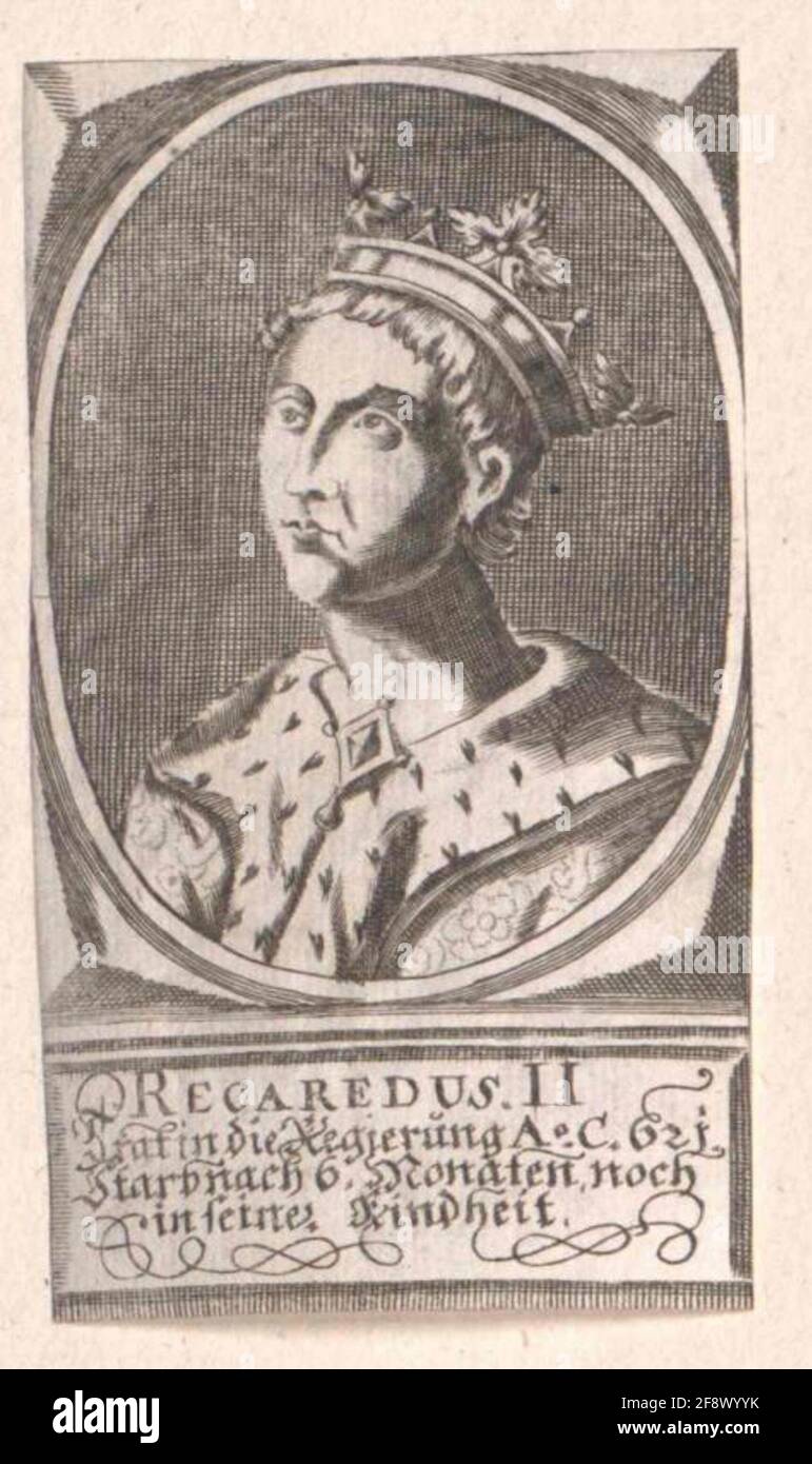 Rekkared II, King of Westgoten Stock Photo - Alamy